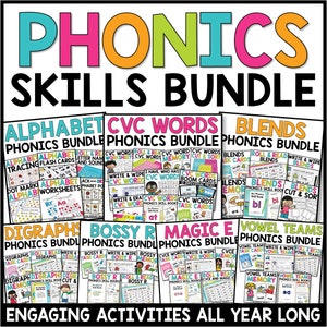 Hands-on Phonics Skills Activities for Homeschool Lessons, Classroom ...