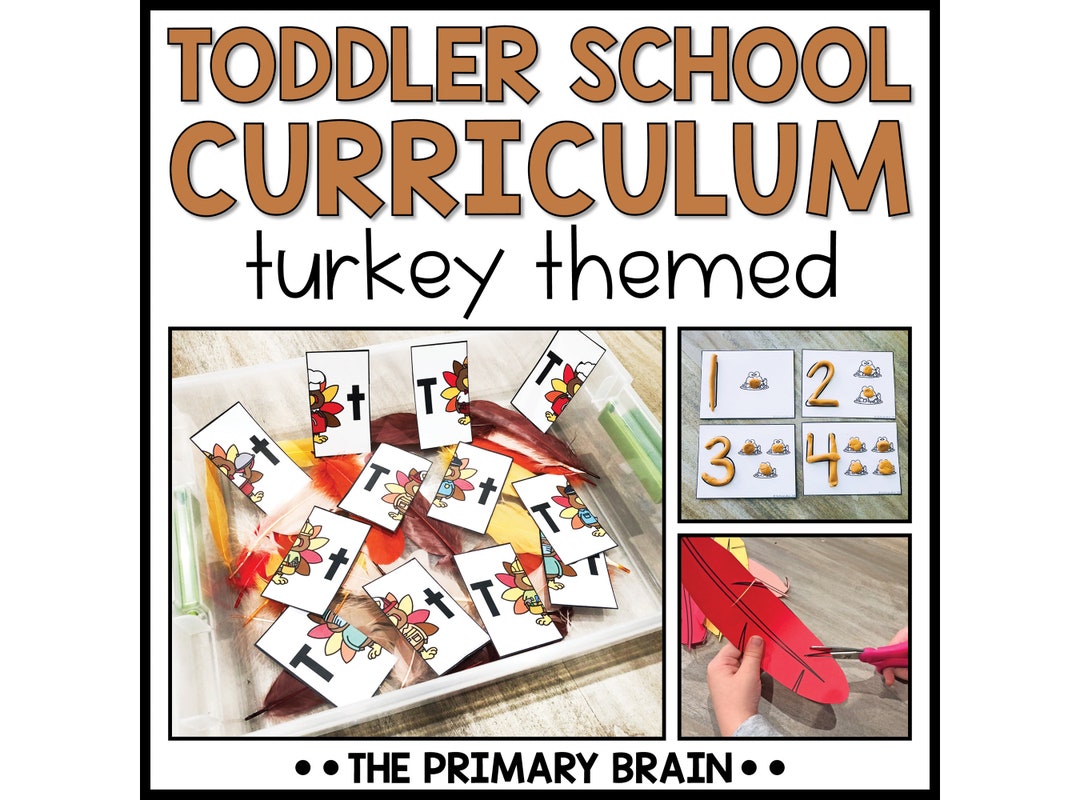Turkey Toddler Activities Tot School Lesson Plans - Etsy