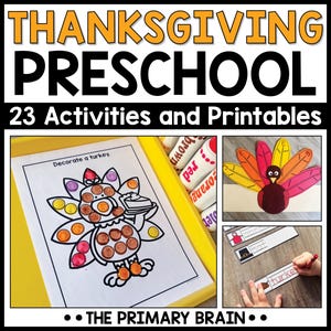 Thanksgiving Preschool Activities: Homeschool Curriculum and Lesson ...