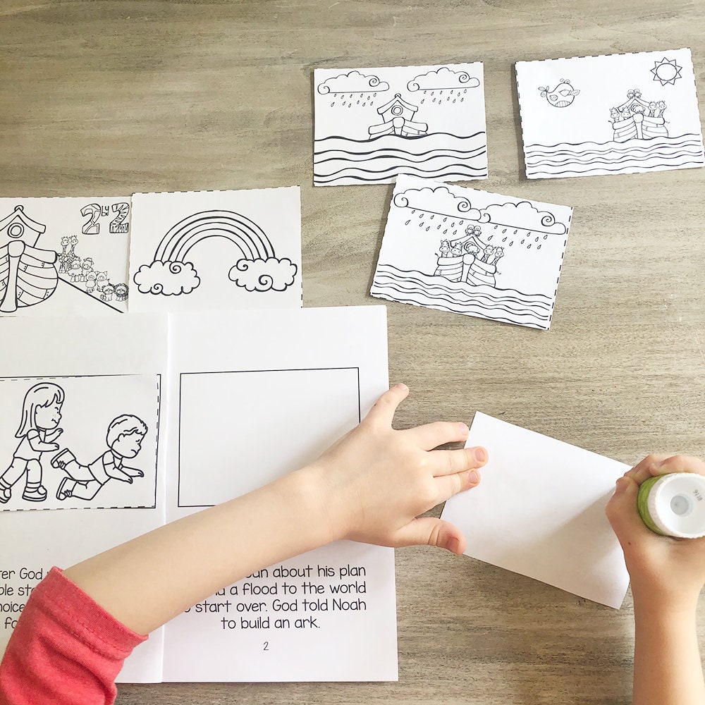 Noah's Ark Bible Story Sunday School Lesson Plans - Etsy Canada
