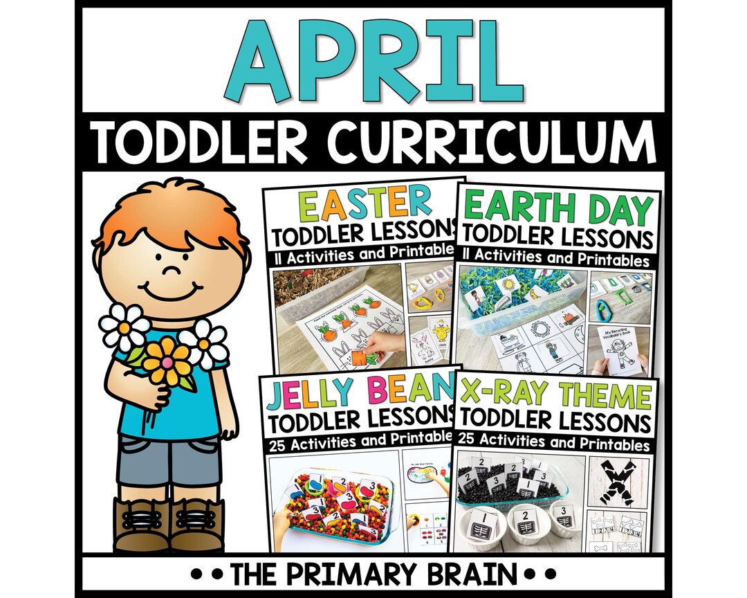 April Toddler Activities, Preschool Curriculum and Lesson Plans for ...
