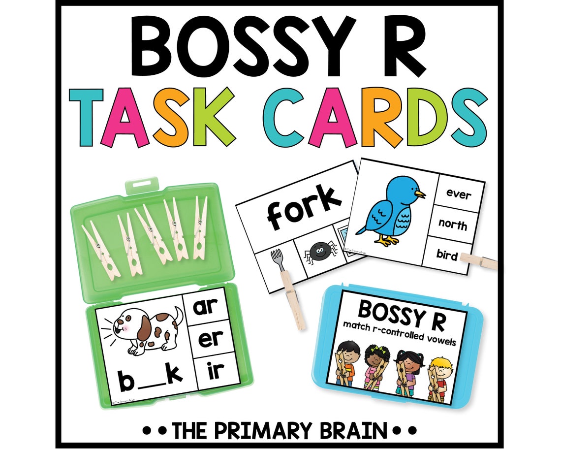 Phonics Clip Cards for Task Card Boxes BUNDLE CVC Words - Etsy