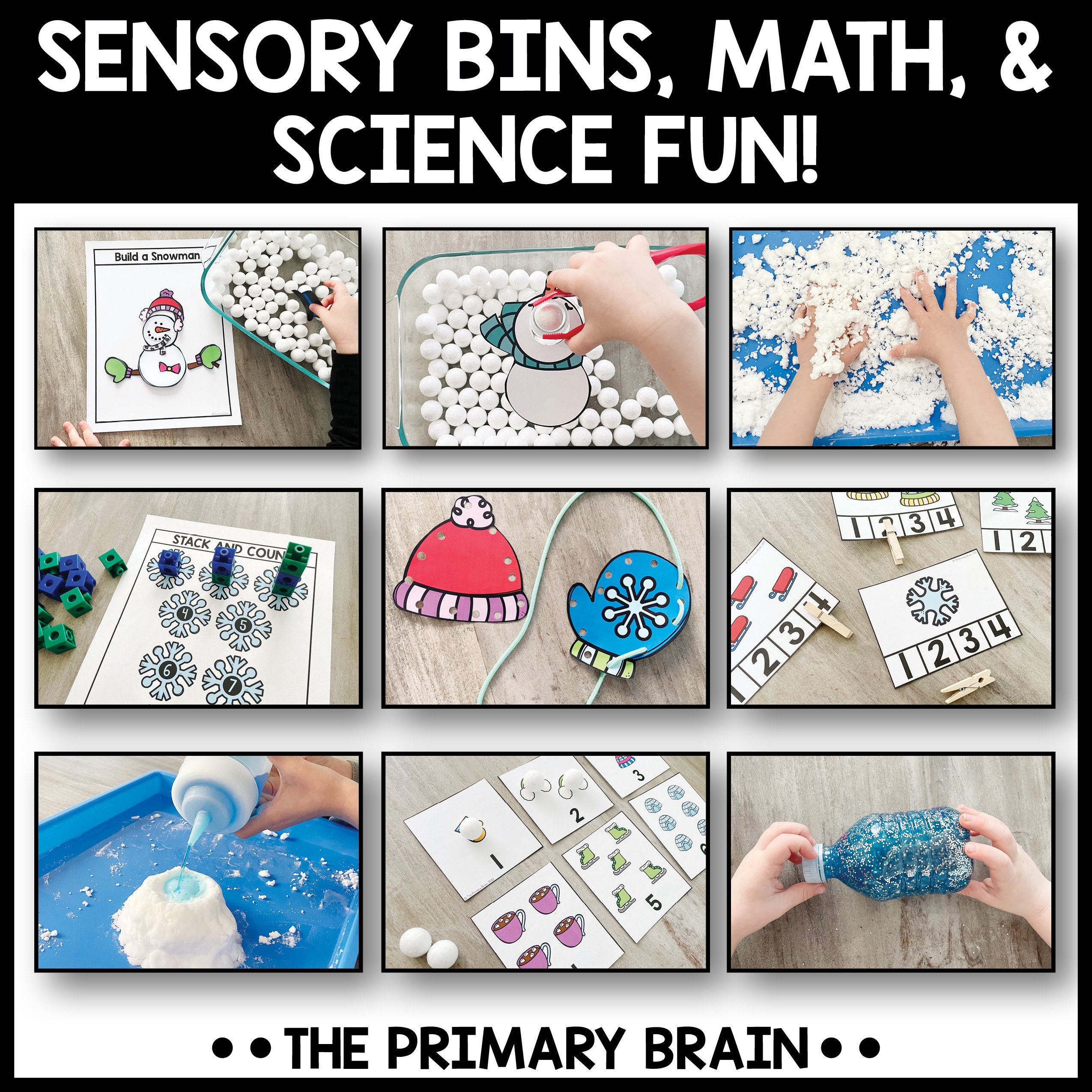 Winter Toddler Activities Tot School Lesson Plans - Etsy