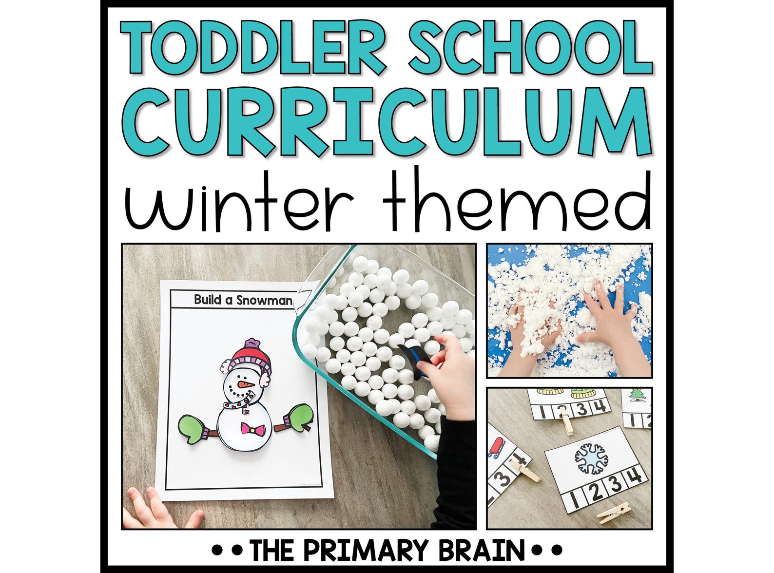 Winter Toddler Activities Tot School Lesson Plans - Etsy
