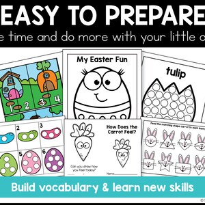 Easter Toddler Activities | Spring Tot School Lesson Plans | Homeschool ...