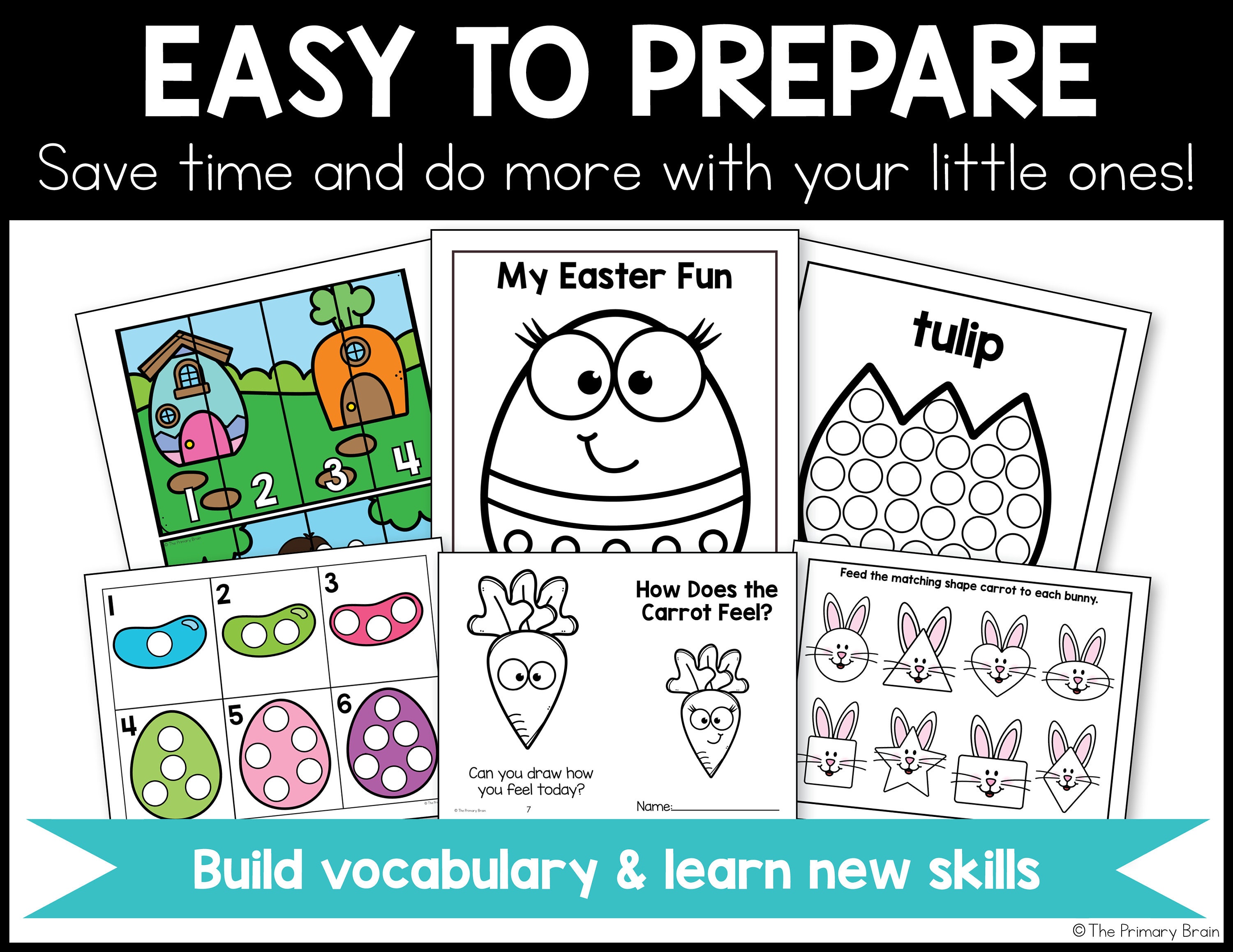 Easter Toddler Activities: Spring Preschool Curriculum for March and ...