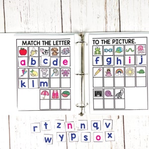 Alphabet Binder for Kids | Phonics Activities | Homeschool Curriculum ...