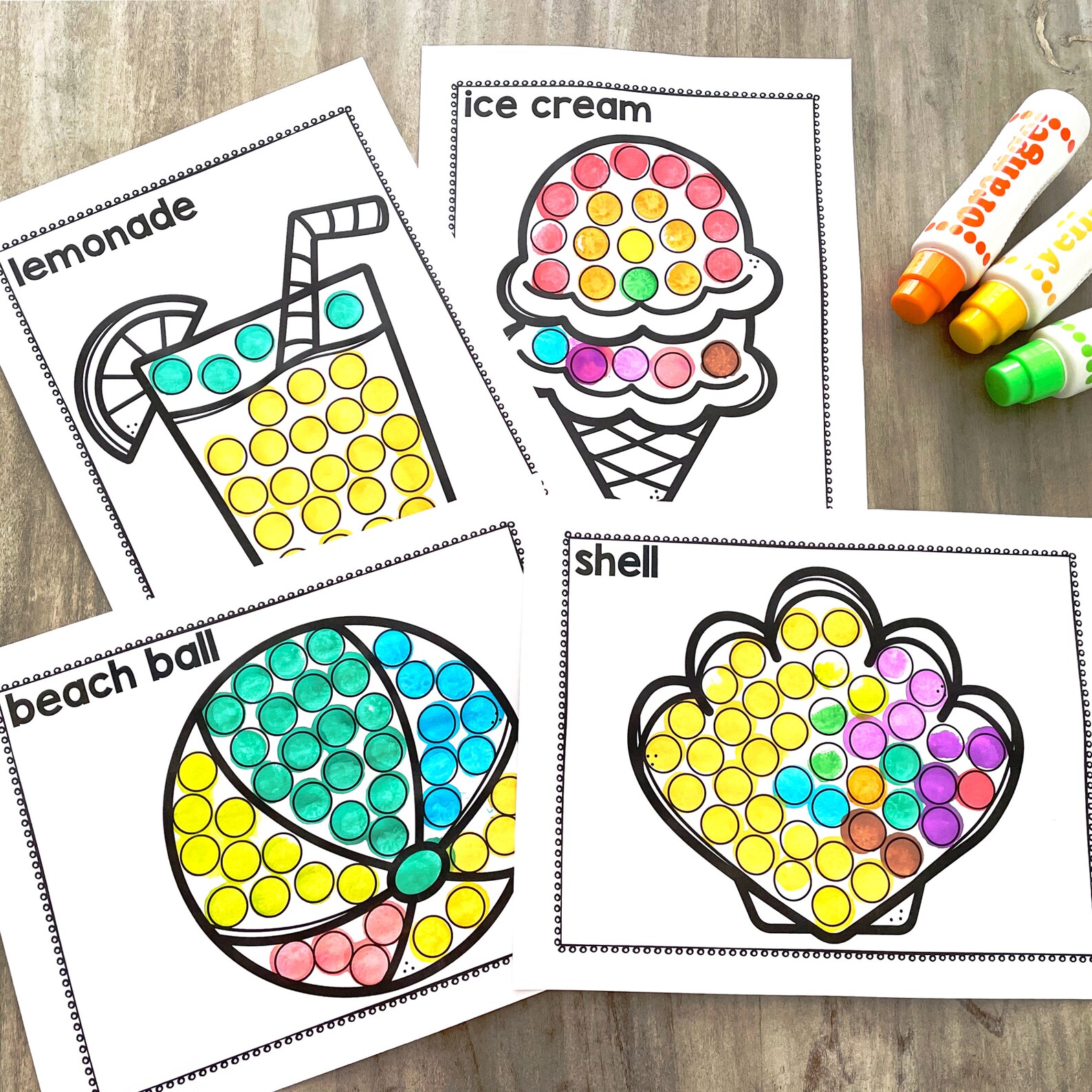 Summer Fine Motor Skills Activities | Homeschool and Classroom Centers ...