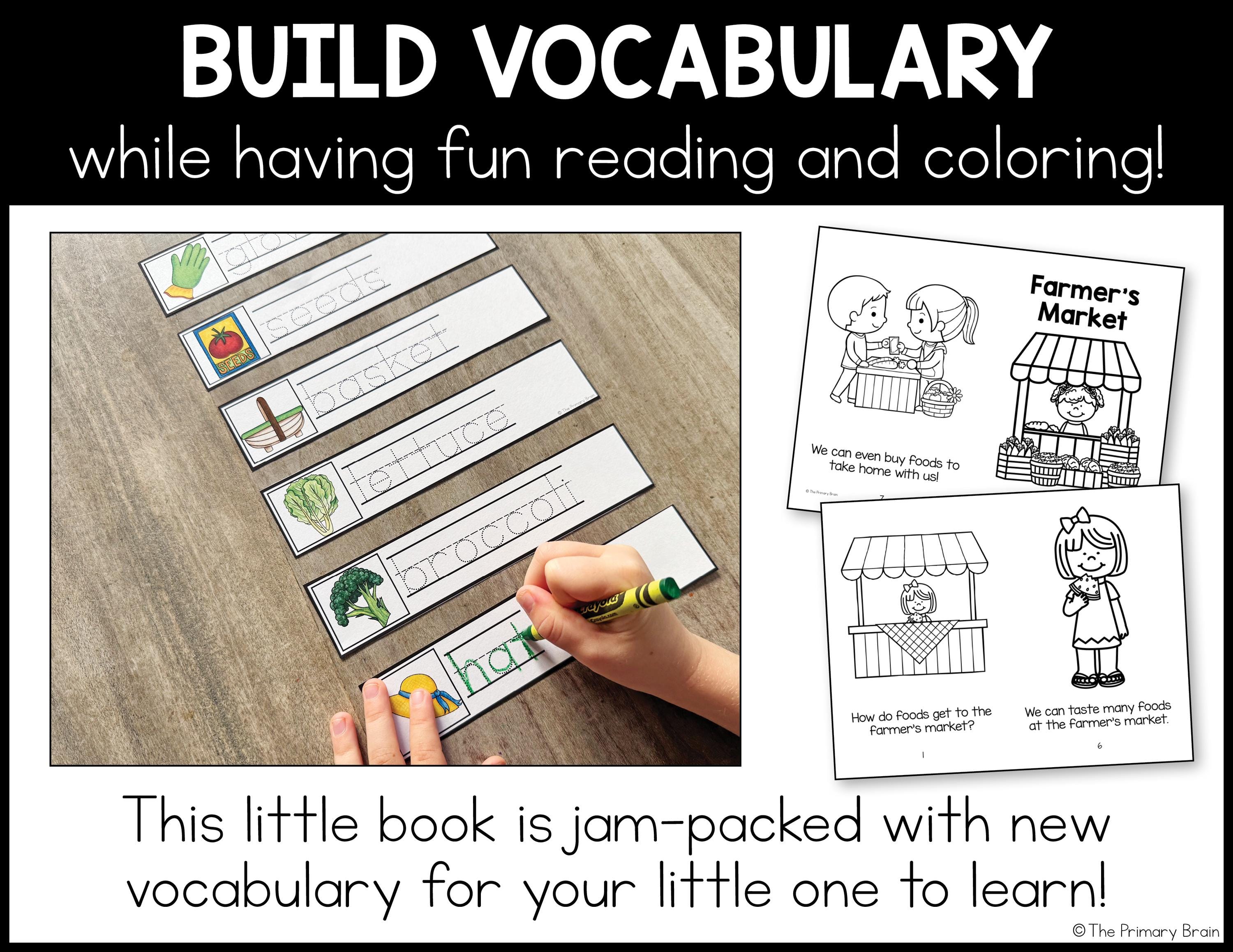Farmer's Market Preschool Curriculum: Fruits & Vegetables Activities ...