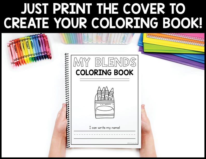 Beginning Blends Coloring Pages | Phonics Coloring Book Sheets - Etsy