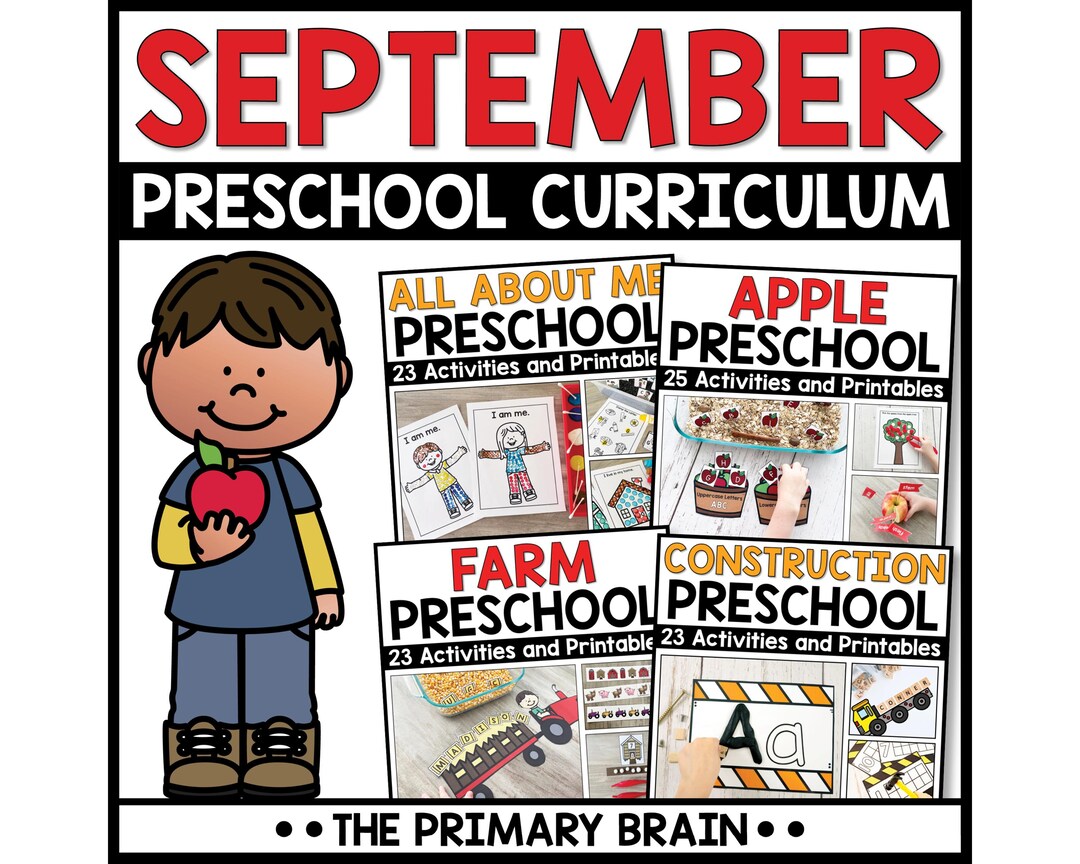September Preschool Curriculum Lesson Plans and Activities for Kids ...