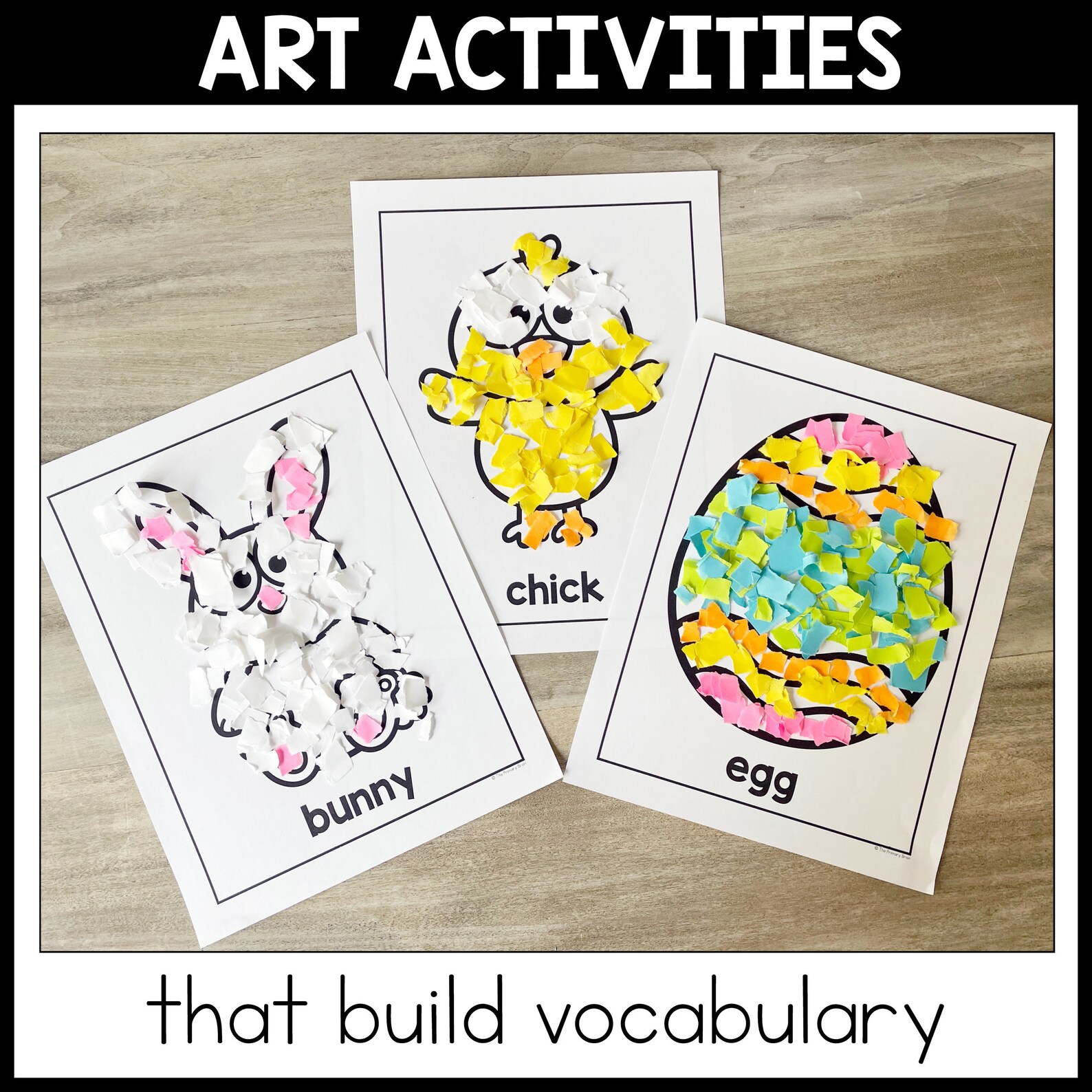 Easter Toddler Activities Spring Tot School Lesson Plans - Etsy
