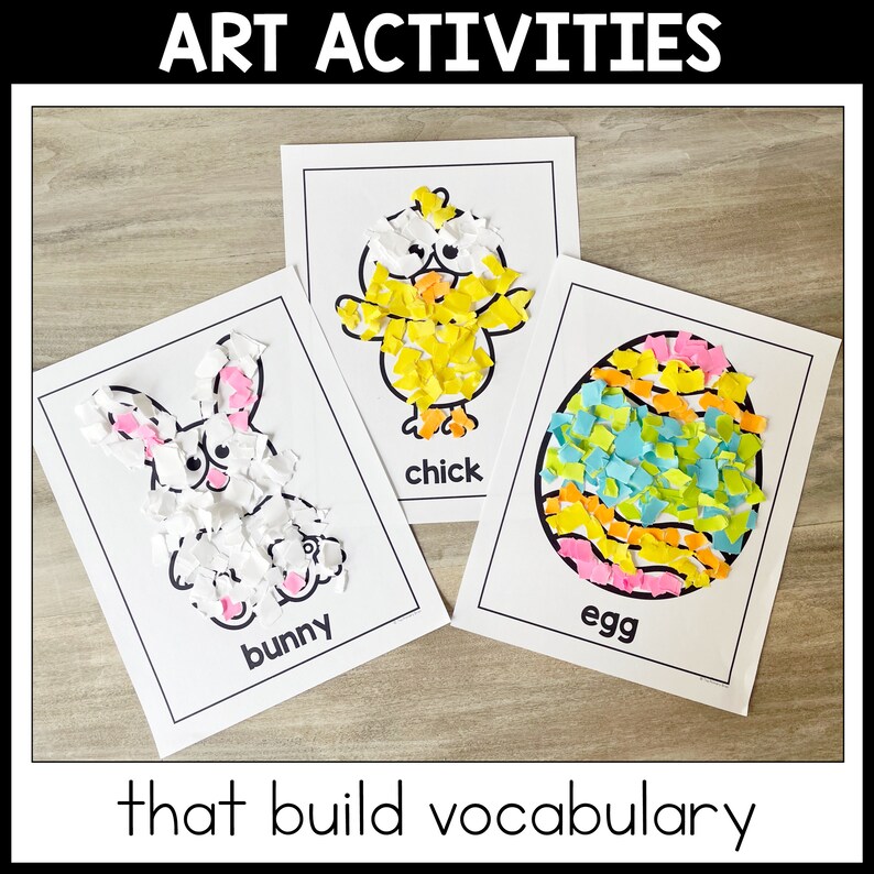 Easter Toddler Activities Spring Tot School Lesson Plans - Etsy