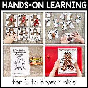 Gingerbread Toddler Activities | Tot School Lesson Plans | Christmas ...
