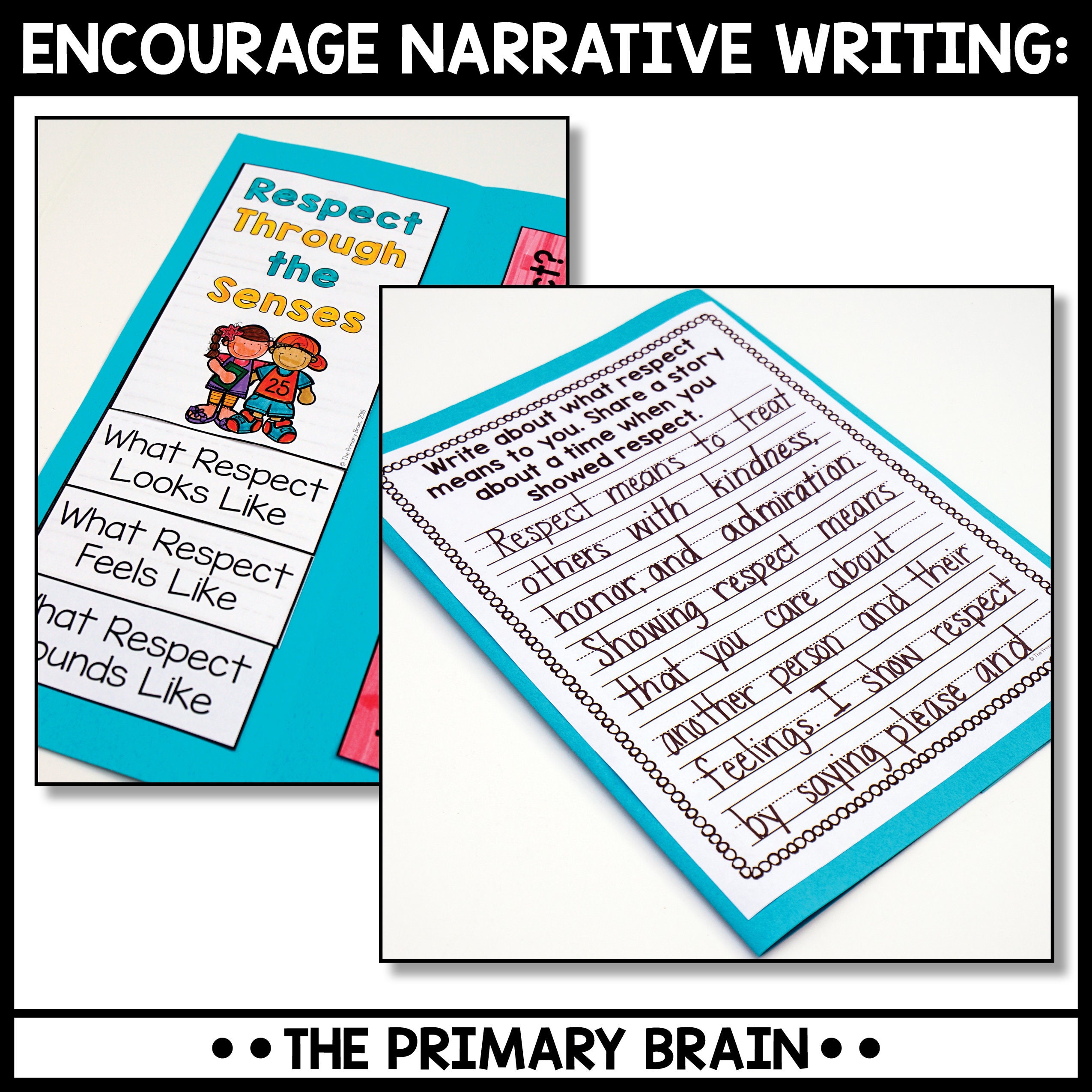 Respect Lapbook Activity, Social Emotional Learning Writing Craft - Etsy