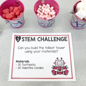 Valentine STEM Challenges, Valentine’s Day Activities - Etsy