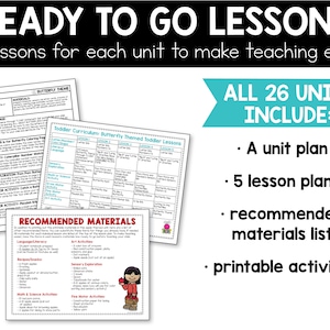 Toddler Curriculum Activities With Lesson Plans | Homeschool Preschool ...