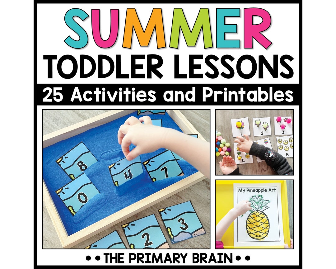 Summer Toddler Activity Plans: Homeschool Preschool Curriculum and ...