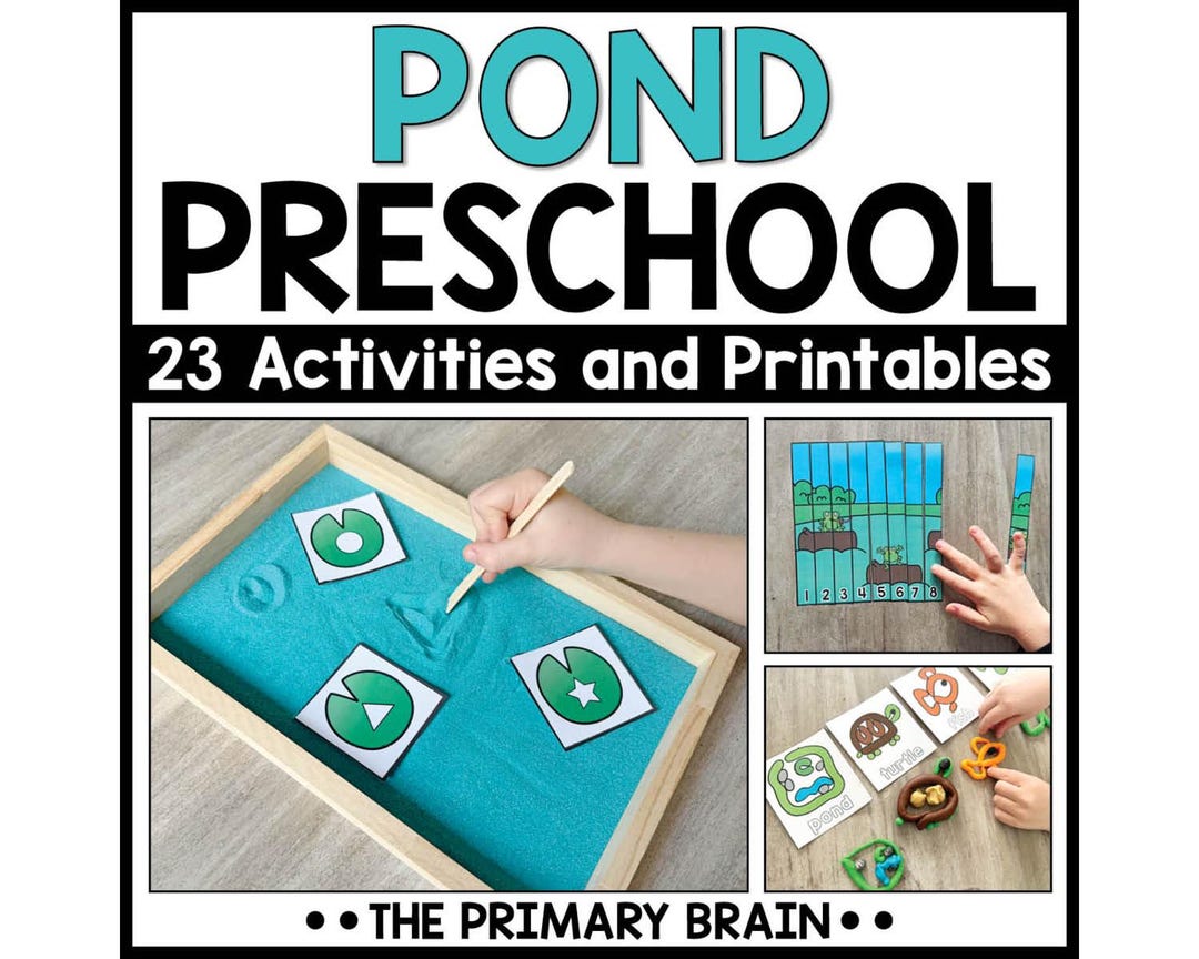 Pond Life Cycle Preschool Curriculum With Lesson Plans: 23 Activities ...