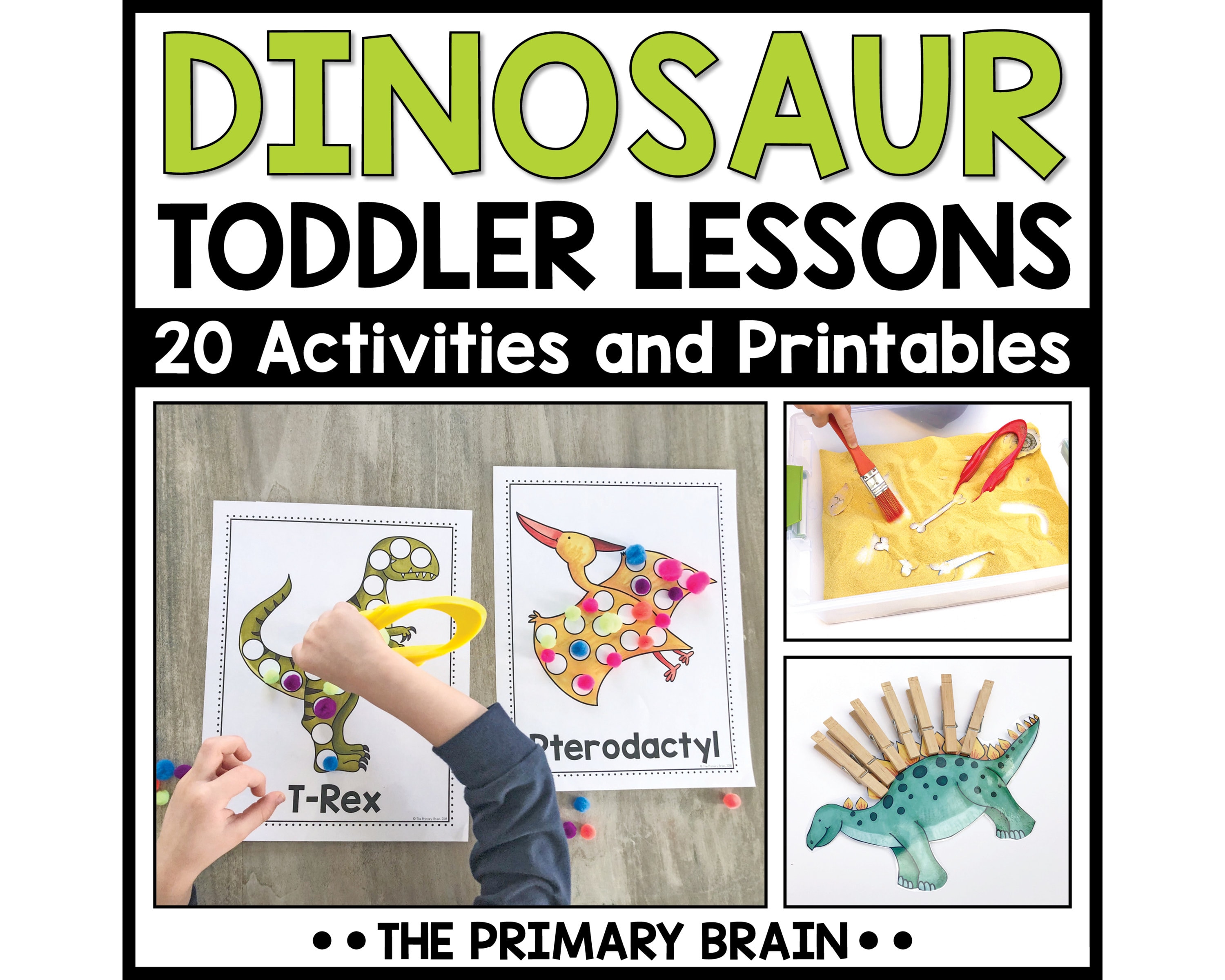 Dinosaur Toddler Activities: Homeschool Preschool Curriculum (digital ...