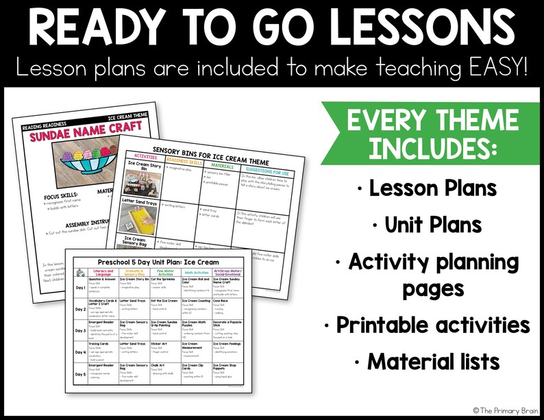 Summer Preschool Curriculum Lesson Plans and Activities for Kids Ages 3 ...