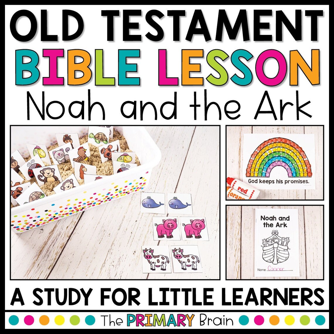 Noah's Ark Bible Story Sunday School Lesson Plans | Etsy