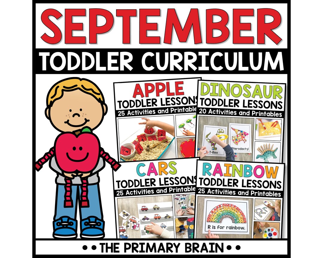 September Toddler Activities, Preschool Curriculum and Lesson Plans for ...
