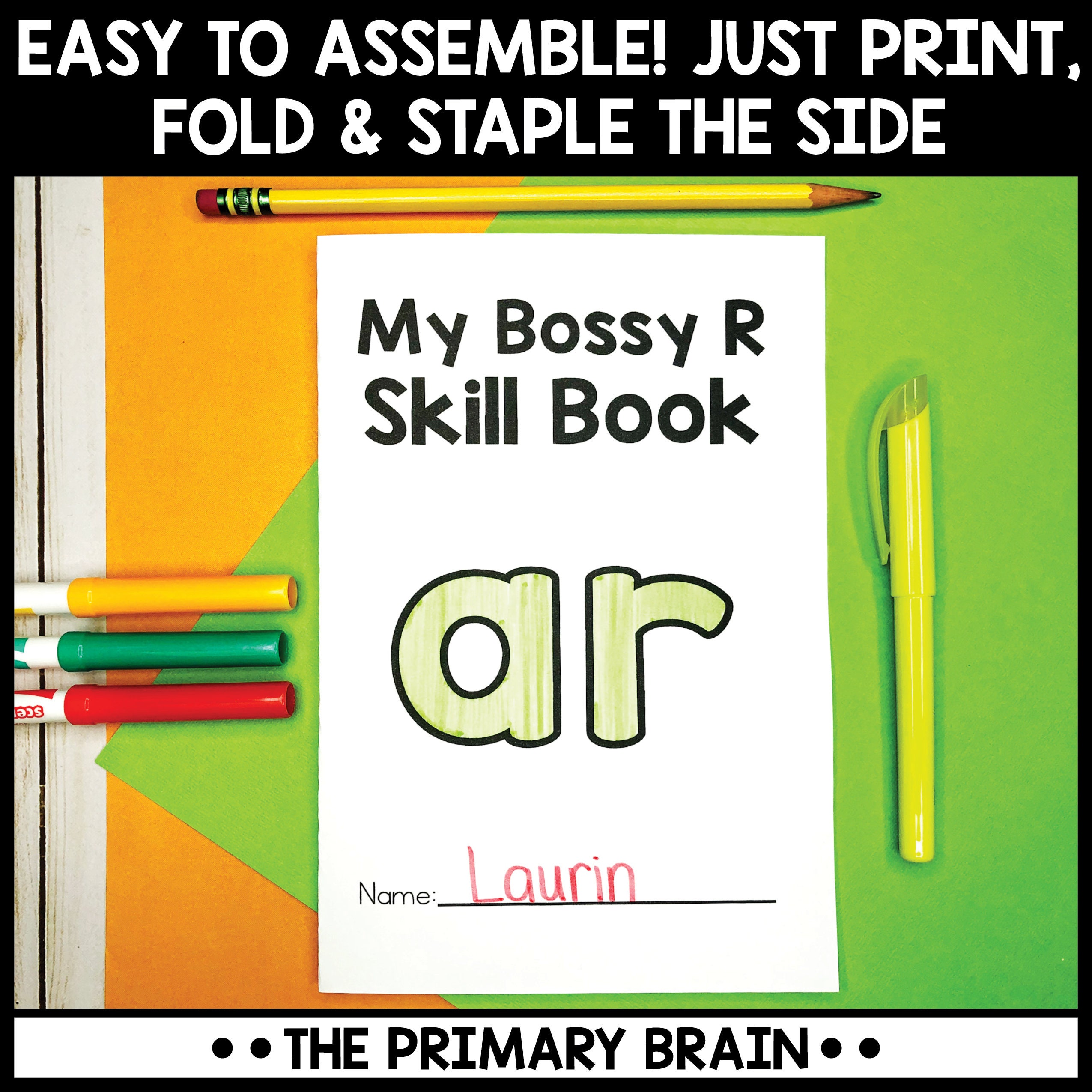 Bossy R Printable Books | R-controlled Vowel Stories for Teaching ...