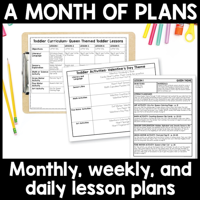 February Toddler Activities, Preschool Curriculum and Lesson Plans for ...