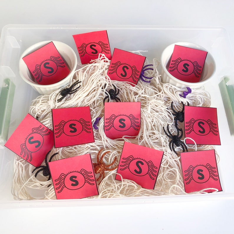 Spider Toddler Activities Tot School Lesson Plans - Etsy
