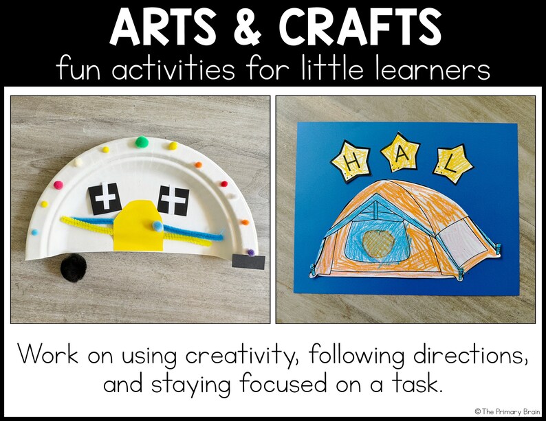 Camping Preschool Activities: Kindergarten Readiness Printables (ages 3 ...