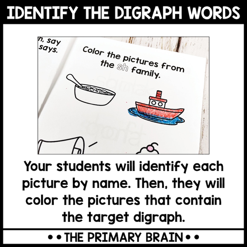Digraphs Printable Books | Stories for Teaching Reading and Fluency ...