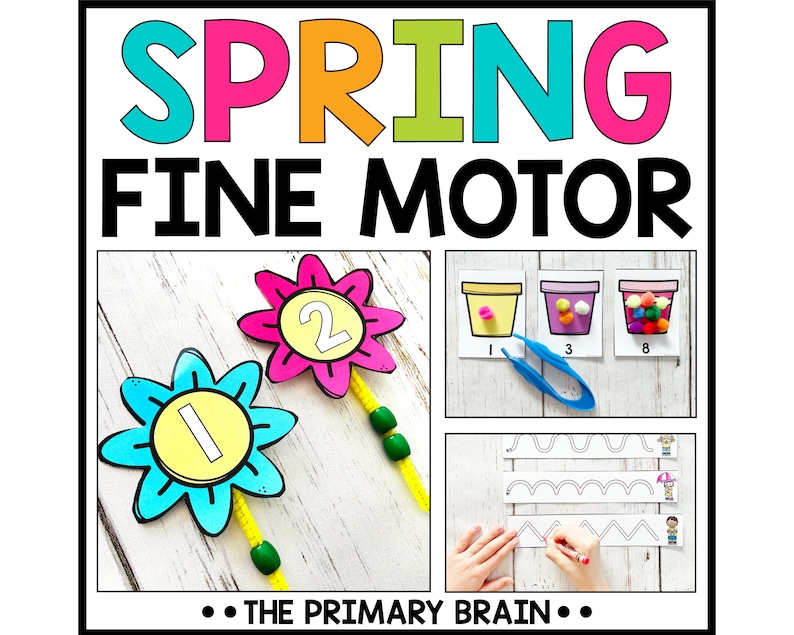 Spring Fine Motor Skills Activities | Homeschool and Classroom Centers ...