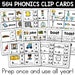 Phonics Clip Cards Bundle: CVC Words, Blends, Digraphs, CVCE, Long ...