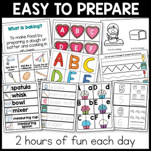 Baking Themed Preschool Activities: Homeschool Curriculum and Lesson ...
