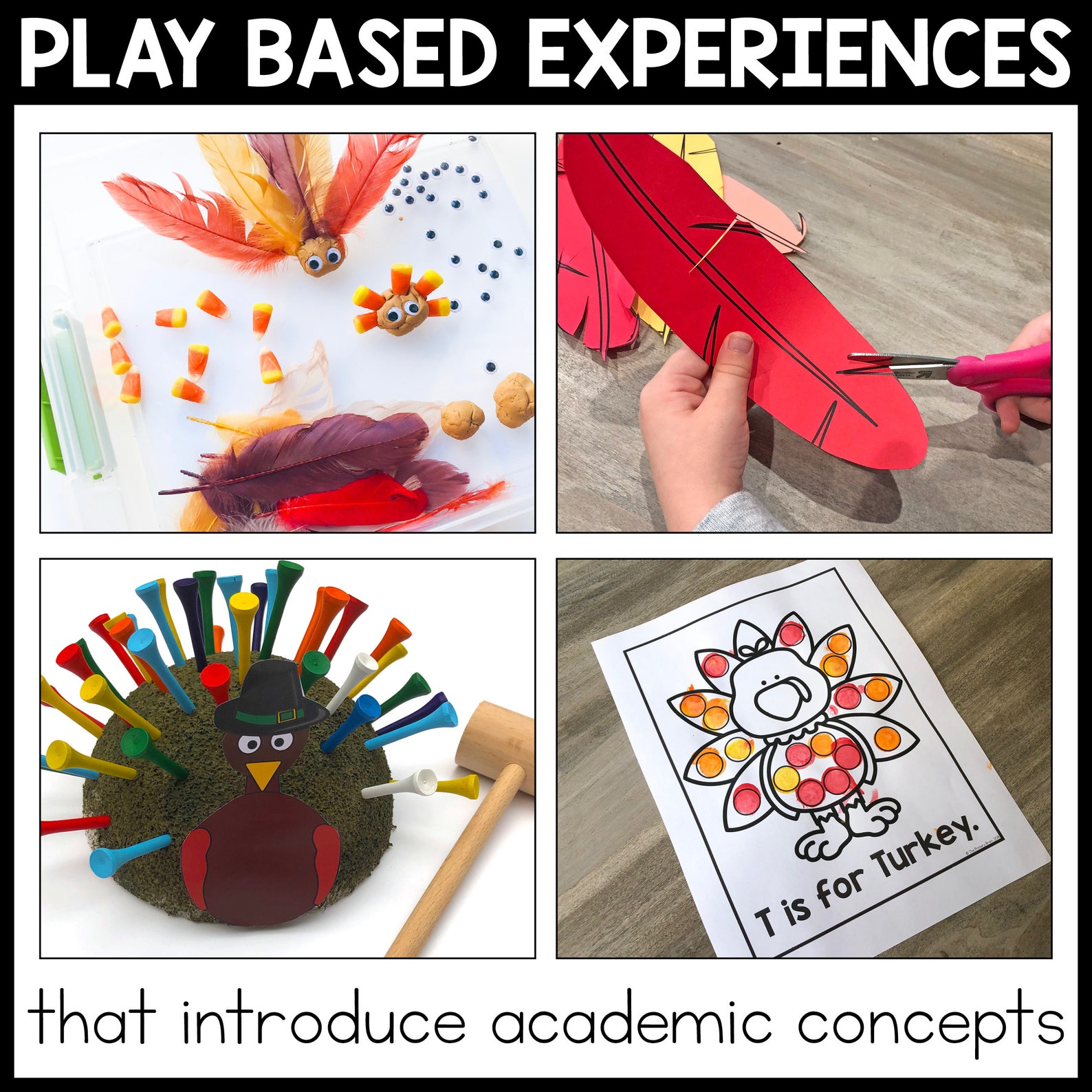 Turkey Toddler Activities | Tot School Lesson Plans | Homeschool ...