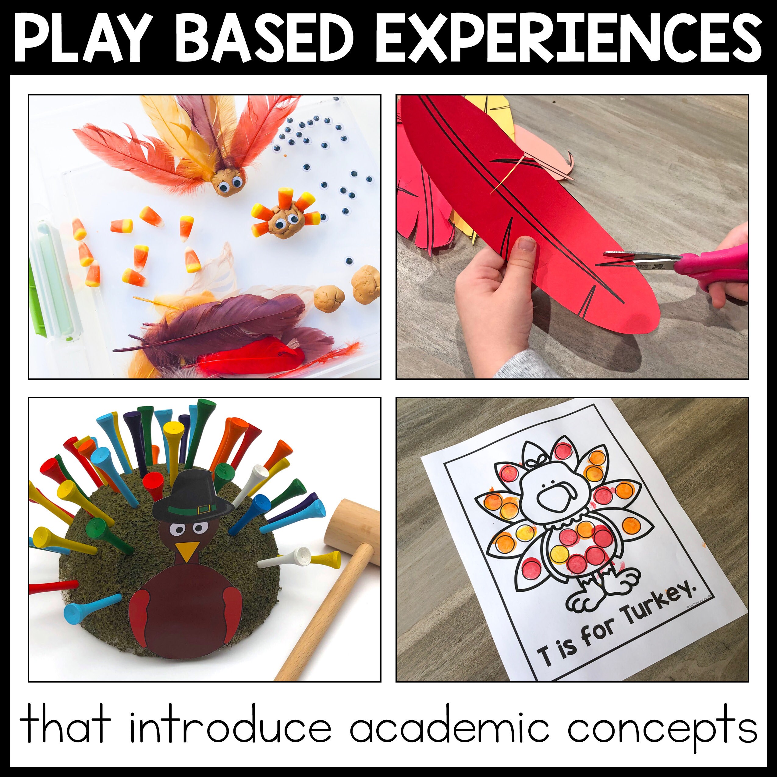 Turkey Toddler Activities | Tot School Lesson Plans | Homeschool ...