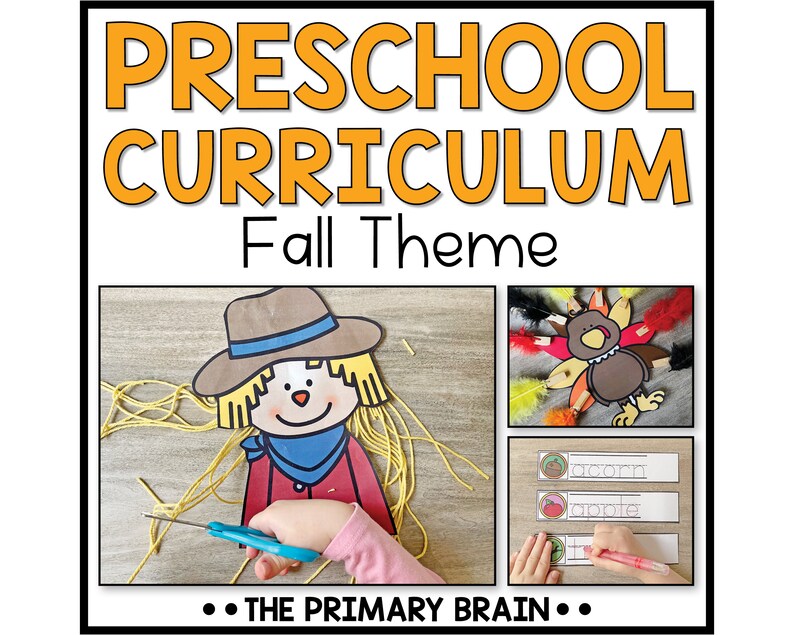 Fall Preschool Activities Daycare Lesson Plans Homeschool - Etsy