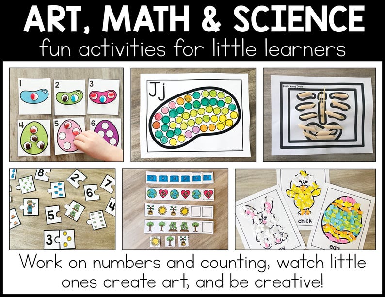 April Toddler Activities, Preschool Curriculum and Lesson Plans for ...