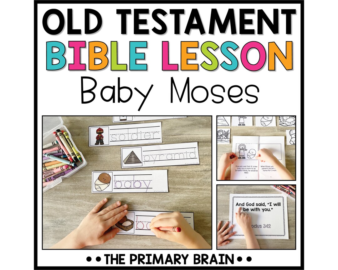 Baby Moses Bible Story Sunday School Lesson Plans Bible Class ...