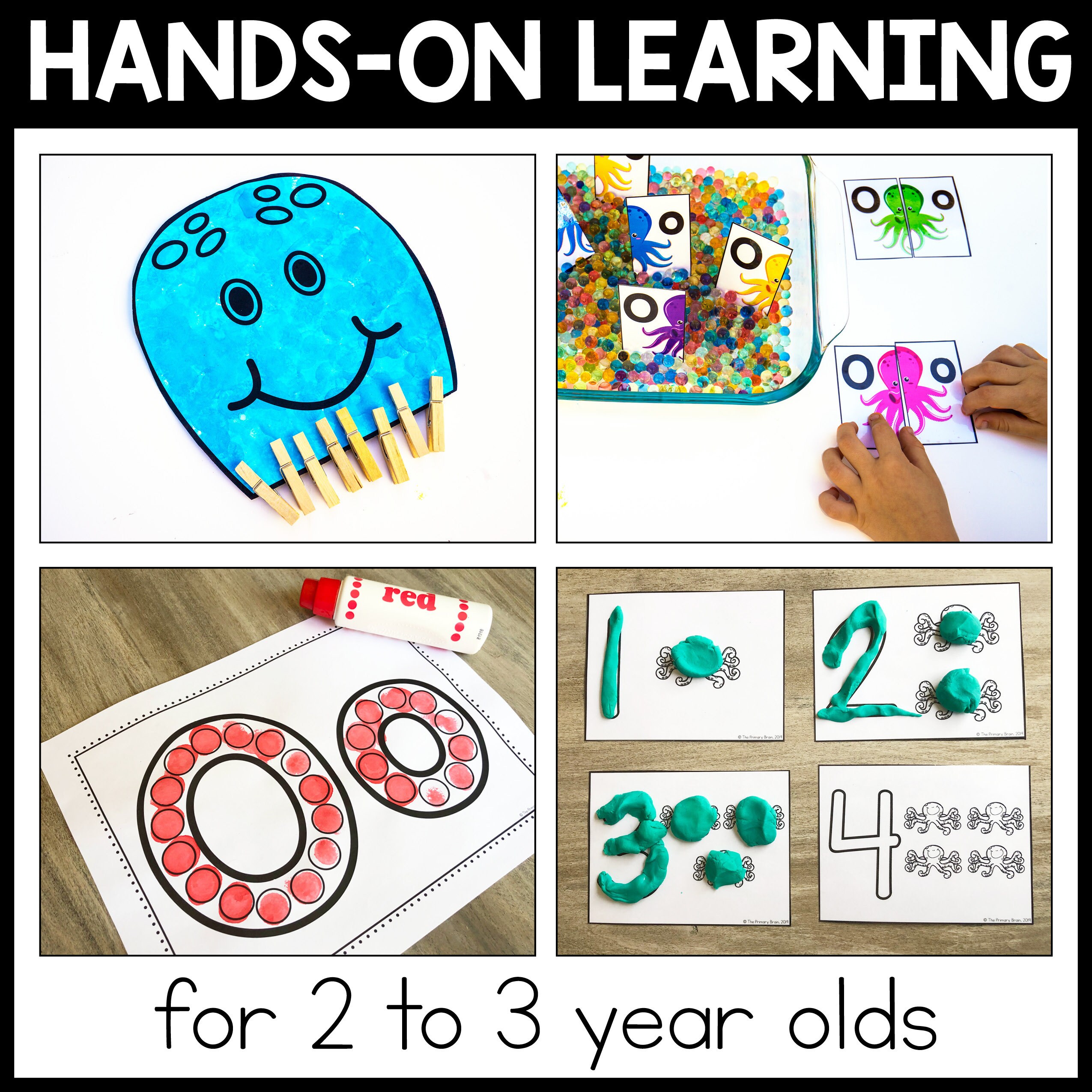 Octopus Toddler School Lesson Plans Homeschool Preschool Curriculum ...