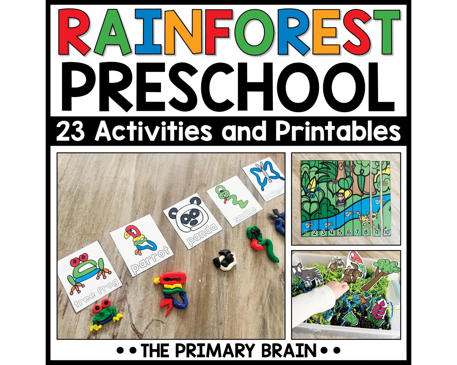 Rainforest Preschool Activities | Pre-k Homeschool Preschool Curriculum ...
