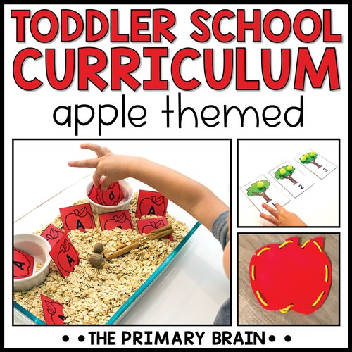 Apple Toddler Activities Tot School Lesson Plans - Etsy