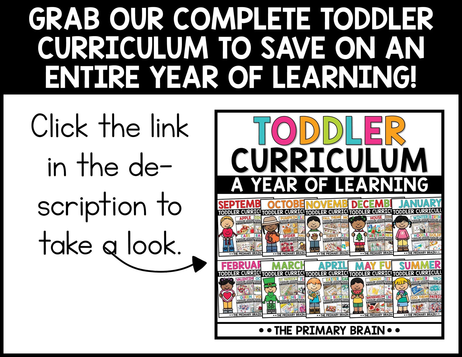 October Toddler Activities Bundle: Preschool Curriculum and Lesson ...