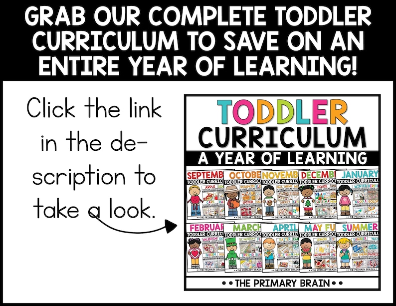 October Toddler Activities Bundle: Preschool Curriculum and Lesson ...