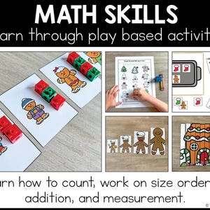 Gingerbread Preschool Curriculum: Christmas Activities & Lesson Plans ...