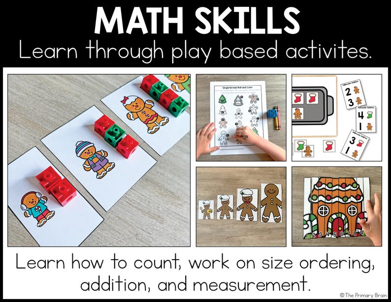 Gingerbread Preschool Curriculum: Christmas Activities & Lesson Plans ...