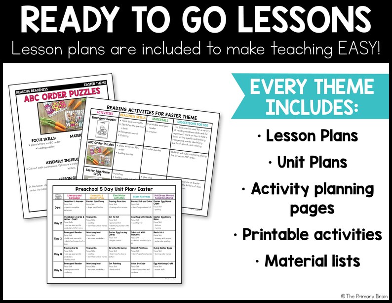 April Preschool Curriculum Lesson Plans and Winter Activities for Kids ...