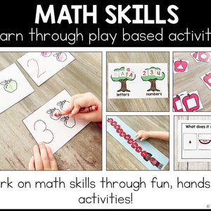 Apple Preschool Activities | Pre-k Homeschool Preschool Curriculum for ...