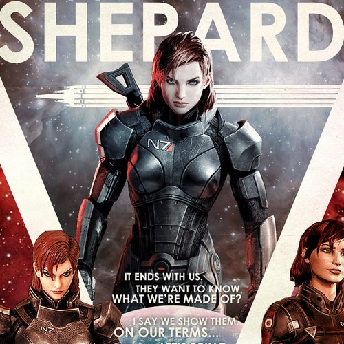 Mass Effect Citadel Poster Fan Art - Etsy